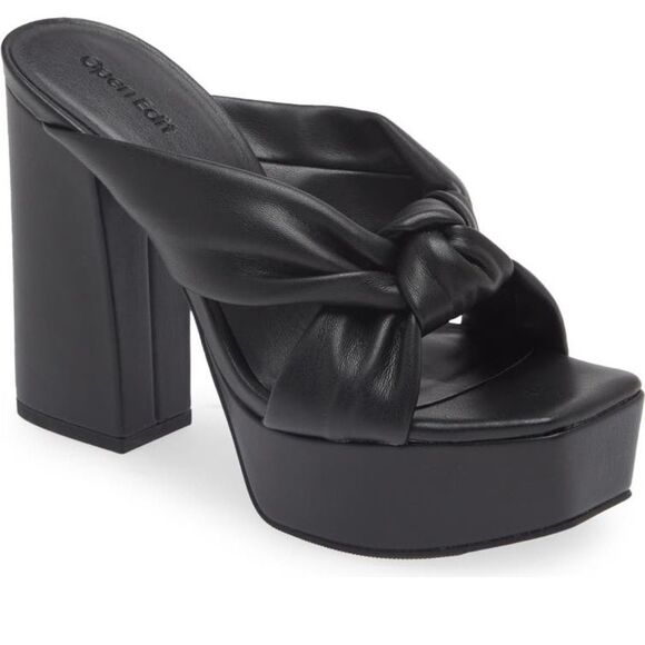 Open Edit | Shoes | Open Edit Kaiaknot Platform Sandal Black | Poshmark